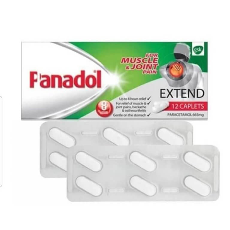 Panadol Extend 6 Caplets / Pack Musle & Joint Pain / Sakit Otot & Sendi